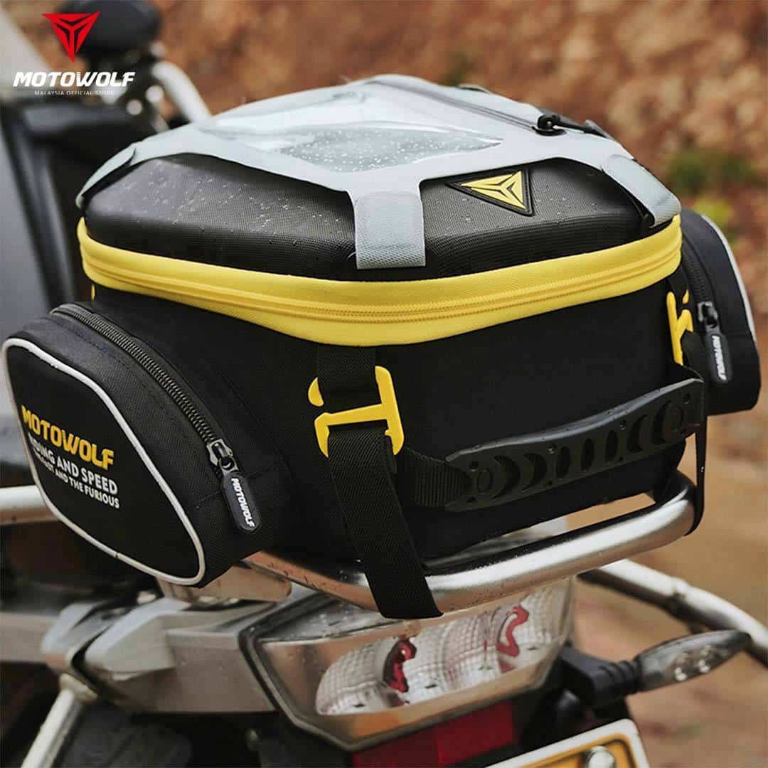 Motowolf Tank Bag Μοτοσυκλέτας με Tanlock με Αδιάβροχη Θήκη Κινητού ...