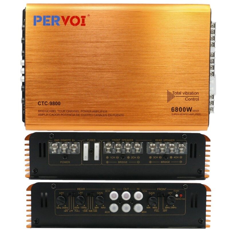 Ενισχυτής Αυτοκινήτου 4 Καναλιών CTC-9800 - GadgetPrime εμπόριο ...